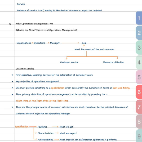 Operations Management and Strategic Management Notes | Paper 9 | CMA ...