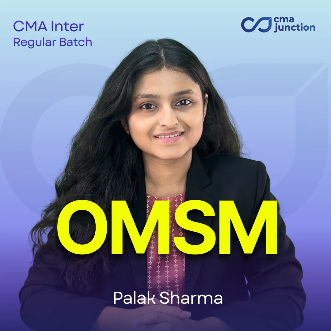 OMSM | CMA Inter - CMA Junction