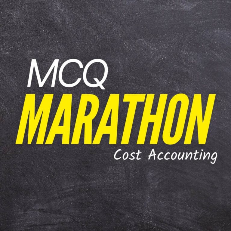 Cost Accounting Marathon Notes – CMA Junction Cost Accounting Marathon Notes – CMA Junction